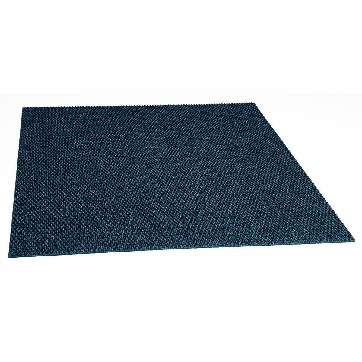 Infinity Distinction Hobnail Peel & Stick Carpet Tile Ocean Blue 24
