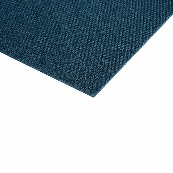Infinity Distinction Hobnail Peel & Stick Carpet Tile Ocean Blue 24