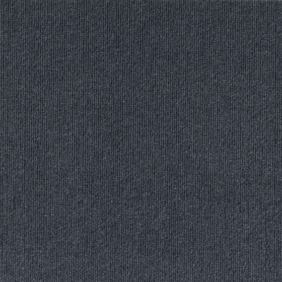 Infinity Riverside Rib Peel & Stick Carpet Tile Ocean Blue 18