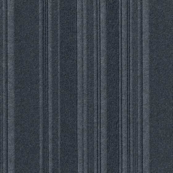 Infinity Couture Barcode Rib Peel & Stick Carpet Tile Ocean Blue 24
